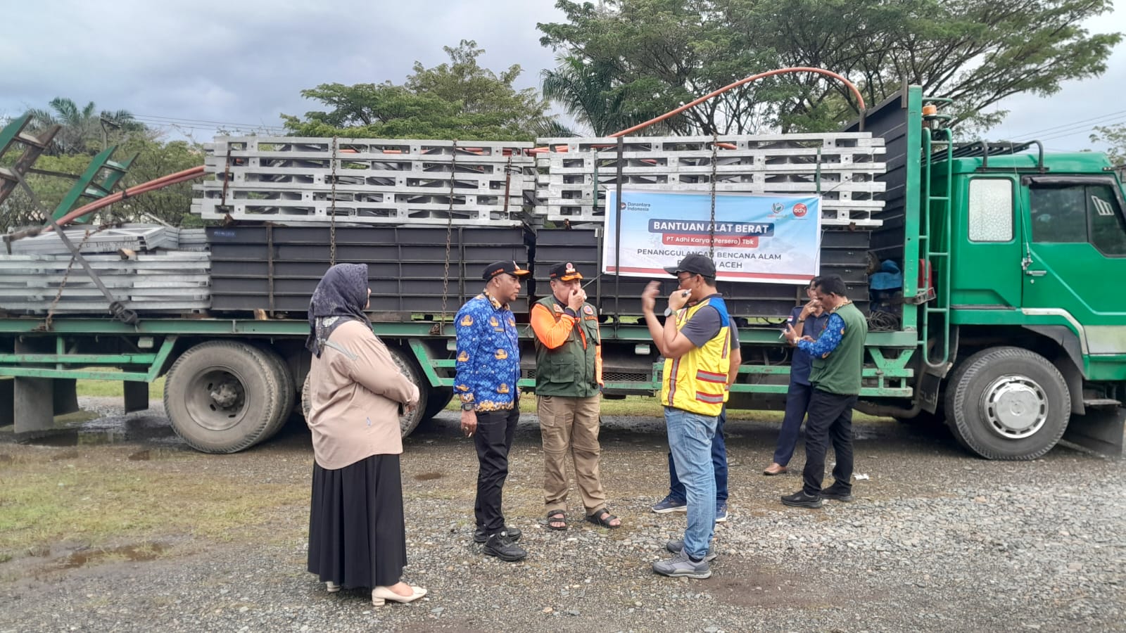 Rangka Tiba di Nagan Raya, Jembatan Bailey Siap Sambungkan Kembali ...